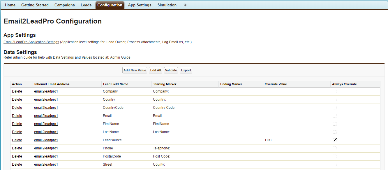 Email2Lead Pro Admin Guide - CloudGofer